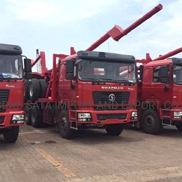 Shacman Log Flatbed Semi Trailer